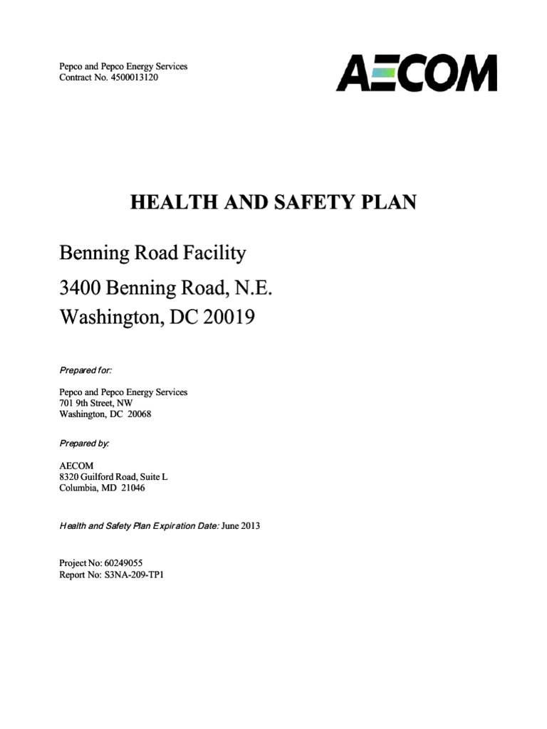 Kupdf.net Hse Plan | PDF | Occupational Safety And Health | Groundwater