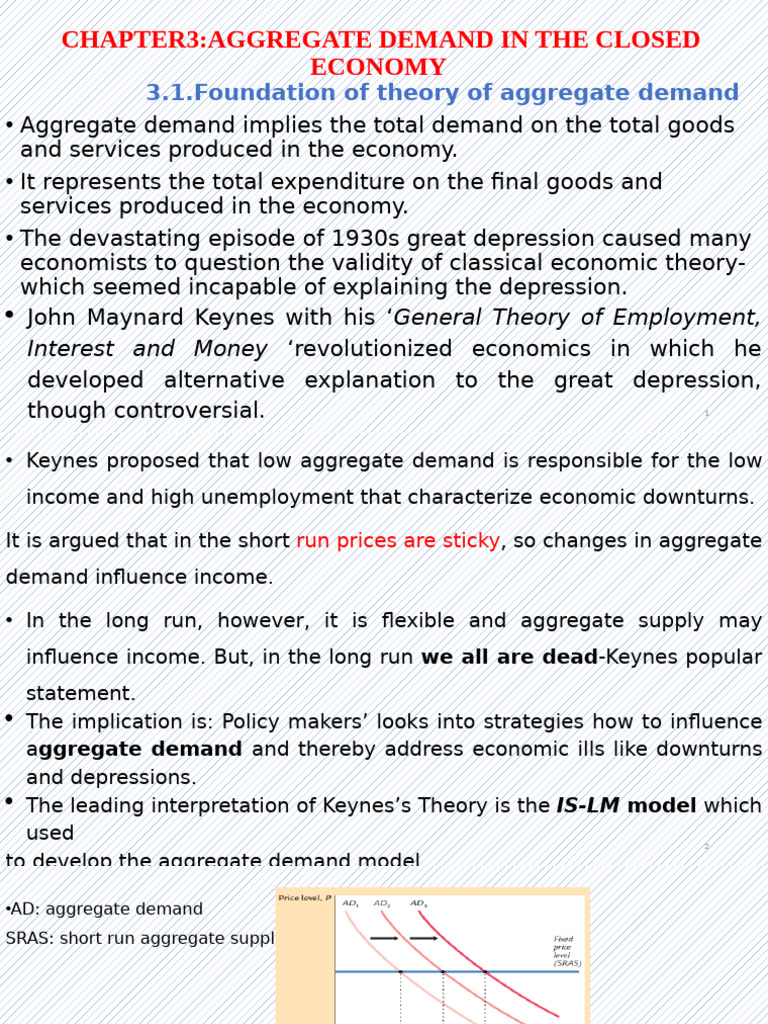 Macro Chapter 3 (1) | PDF | Aggregate Demand | Economics