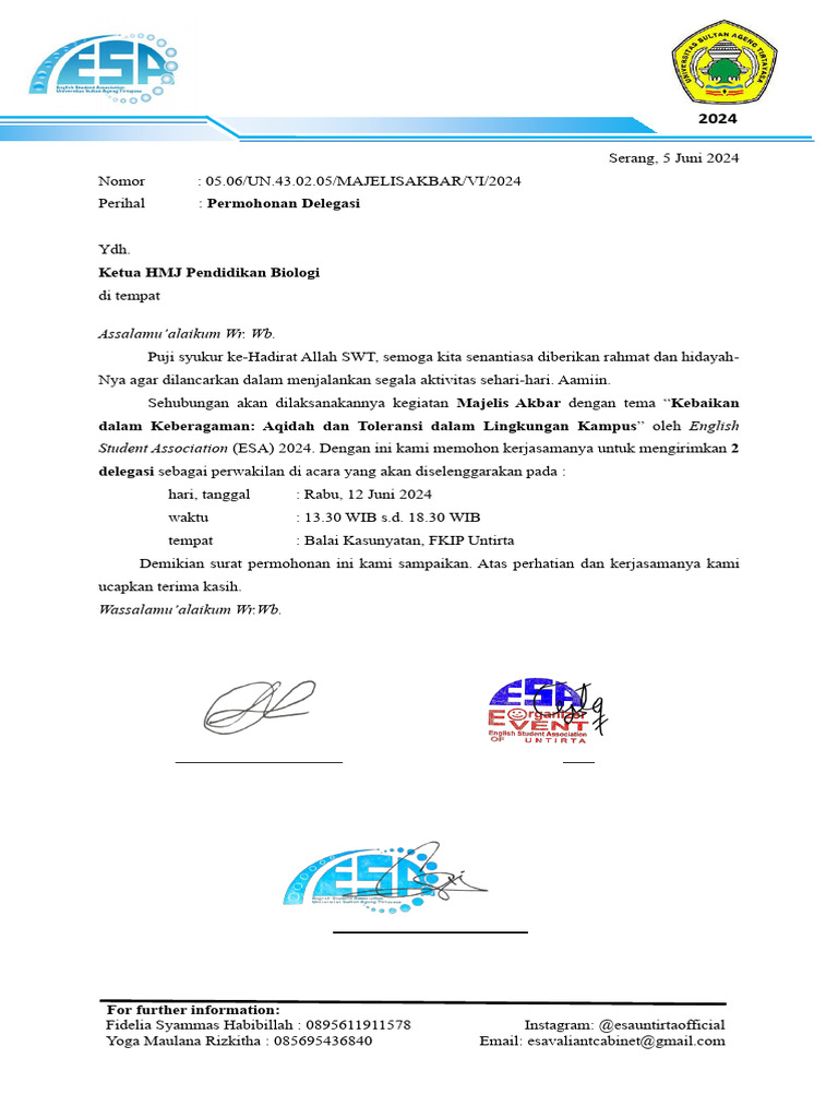 05.06 Ketua HMJ Pendidikan Biologi | PDF