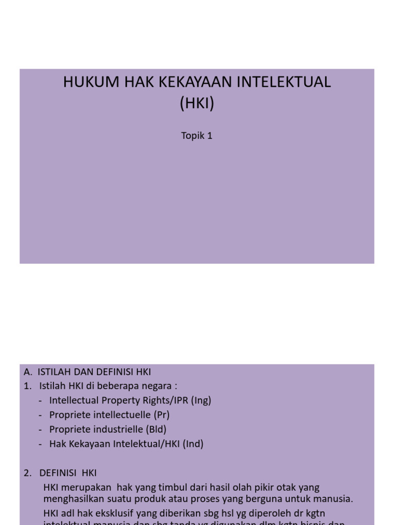 HKI Materi 1 | PDF