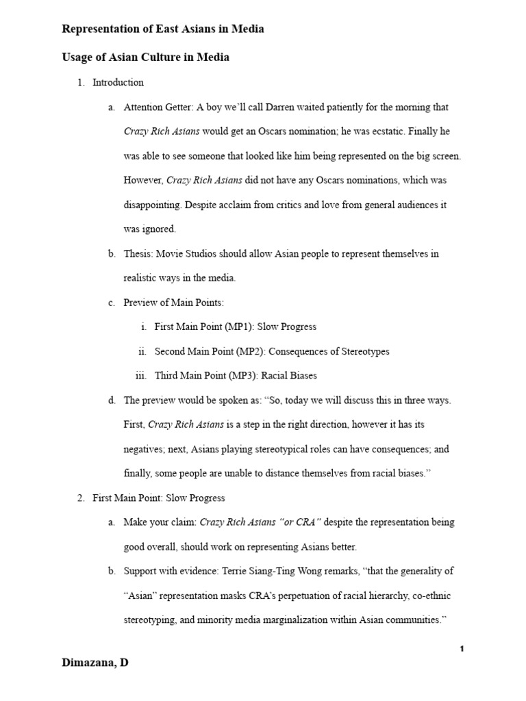 East Asian Media Representation Issues | PDF | Stereotypes