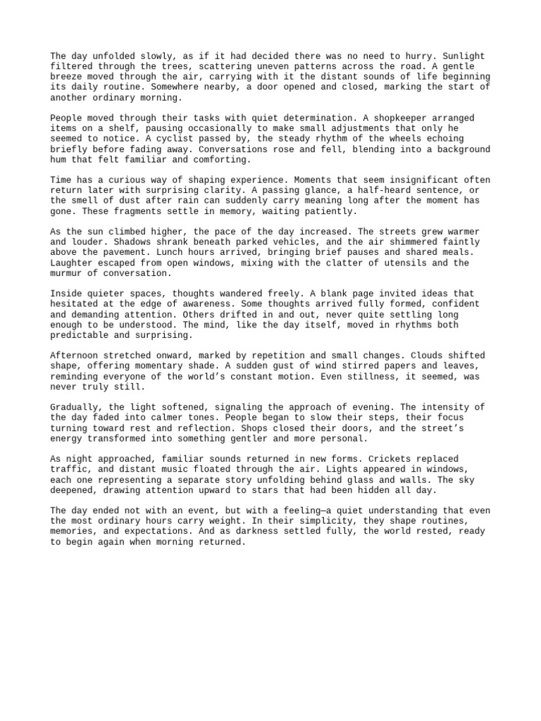 Dramatic Story by CT | PDF