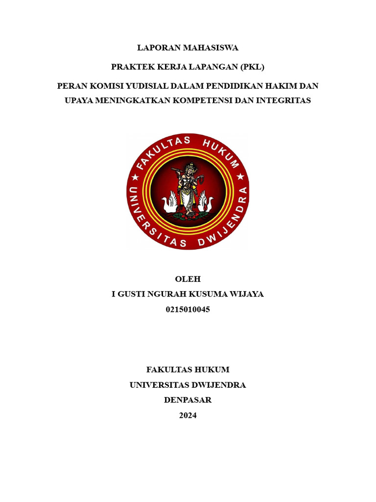 Peran Komisi Yudisial dalam Pendidikan Hakim | PDF