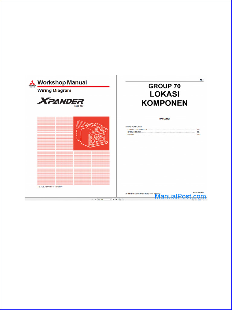 Mitsubishi Xpander 2019 My Electrical Wiring Diagram Pdp Rn 1018 | PDF ...