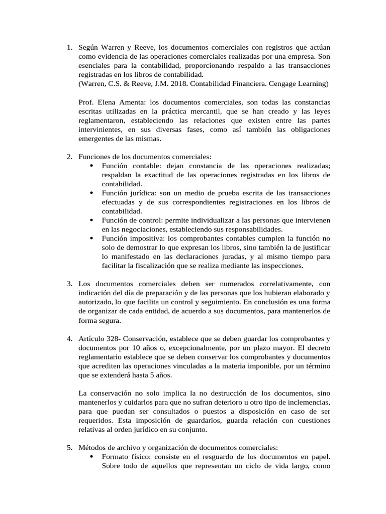 Documentos Comerciales | PDF | Factura | Contabilidad