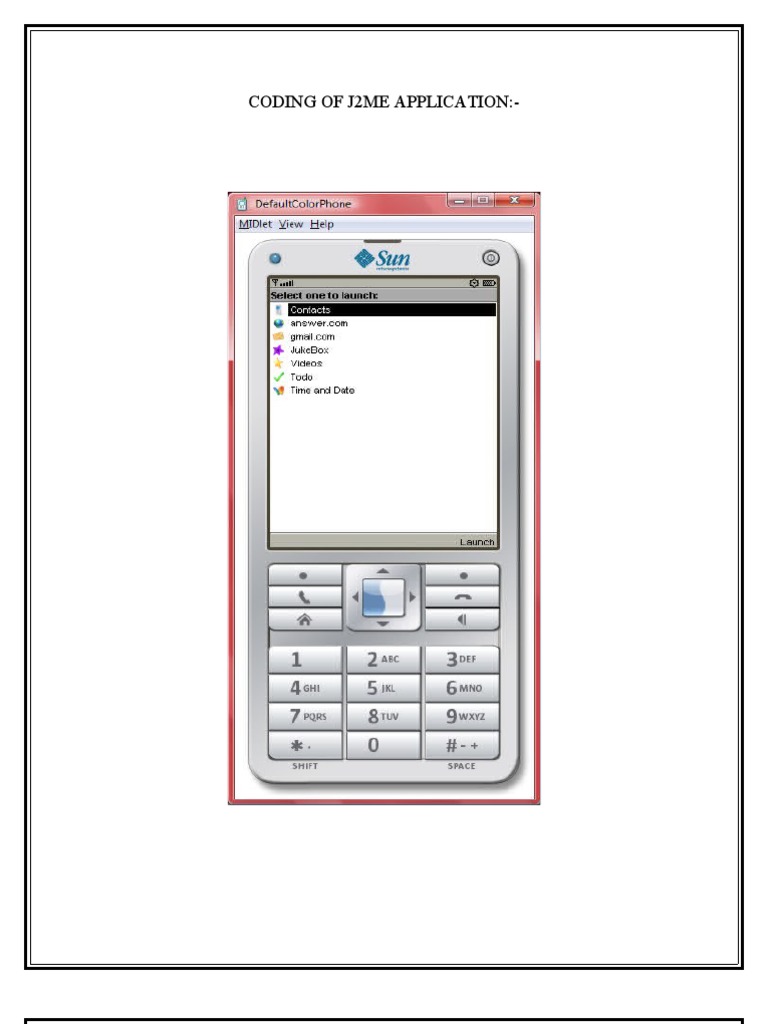 Mobile Phone J2ME Project | PDF | String (Computer Science) | Boolean ...