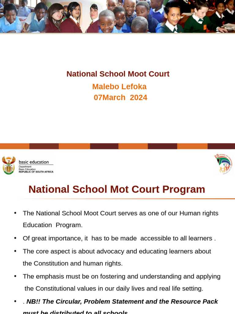National School Moot Court 2024 Guide | PDF | Learning
