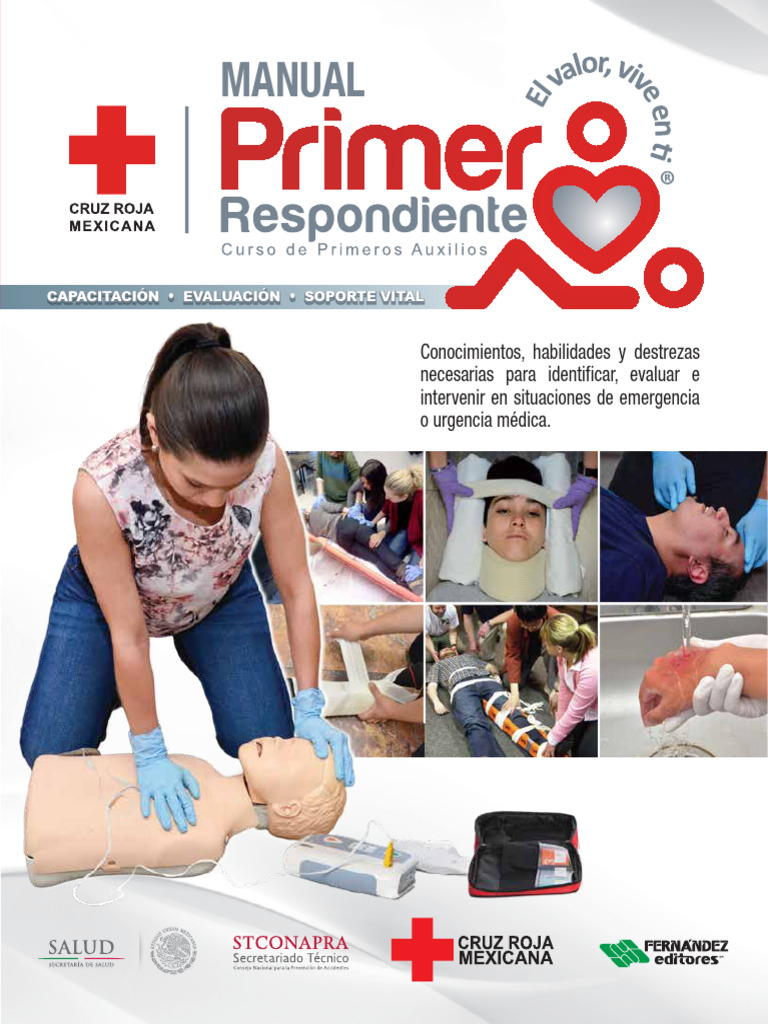 Manual De Primeros Auxilios Crmx Pdf Hospital México