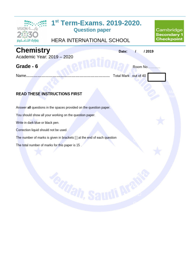 Title Page Exam | PDF | Tests | Qualifications