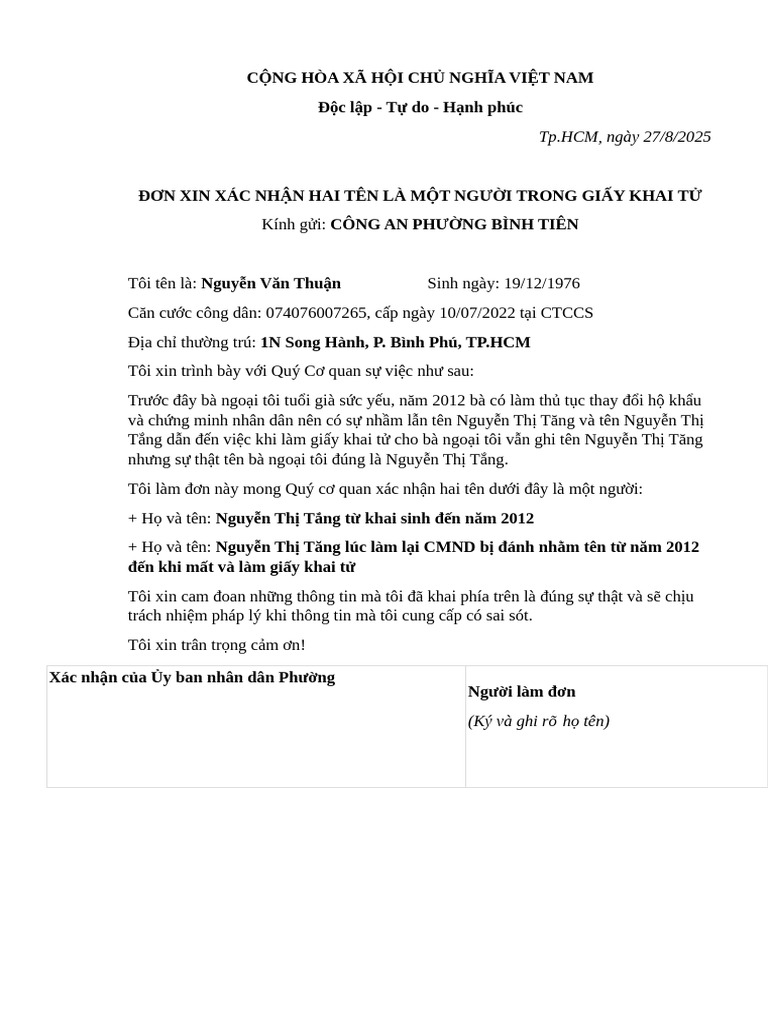 Hai Ten La Mot Nguoi | PDF