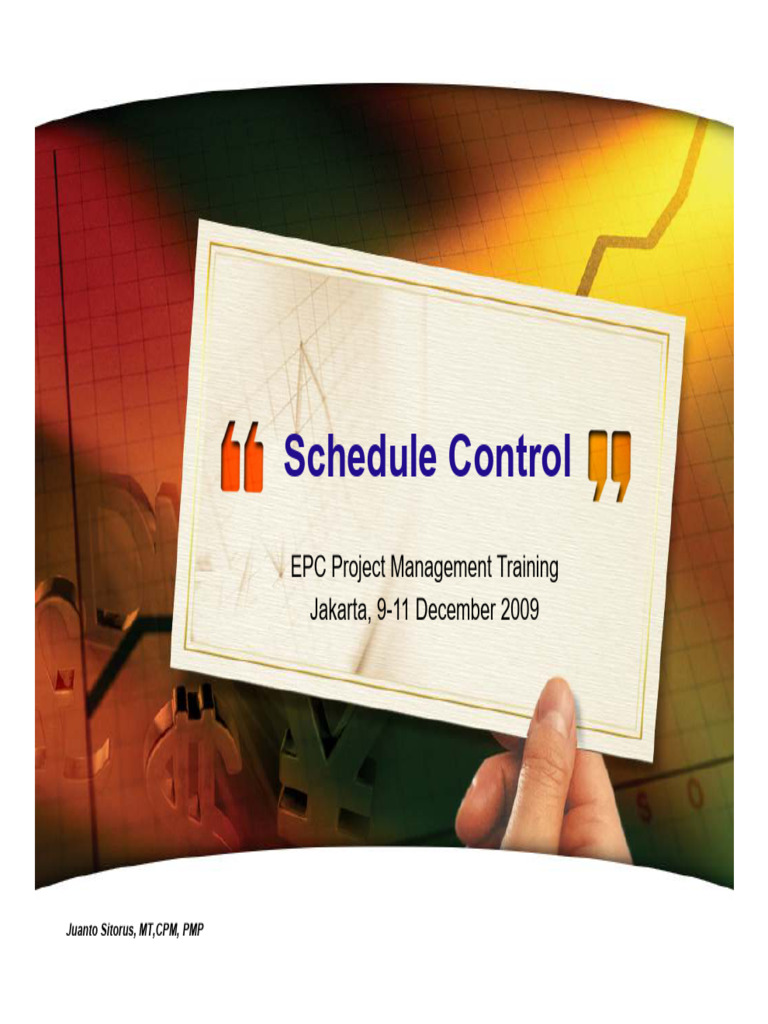 1-5 Schedule Control.ppt [Compatibility Mode] | PDF