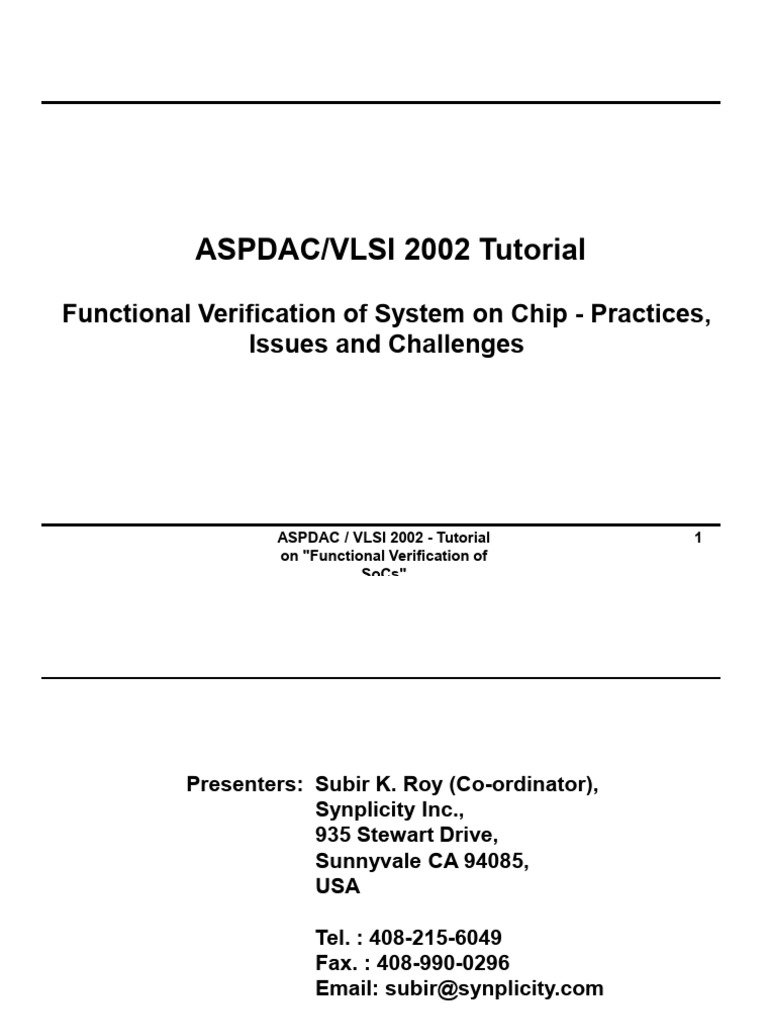 Research Digital Circuit Am Pm Paper | PDF | Formal Verification ...