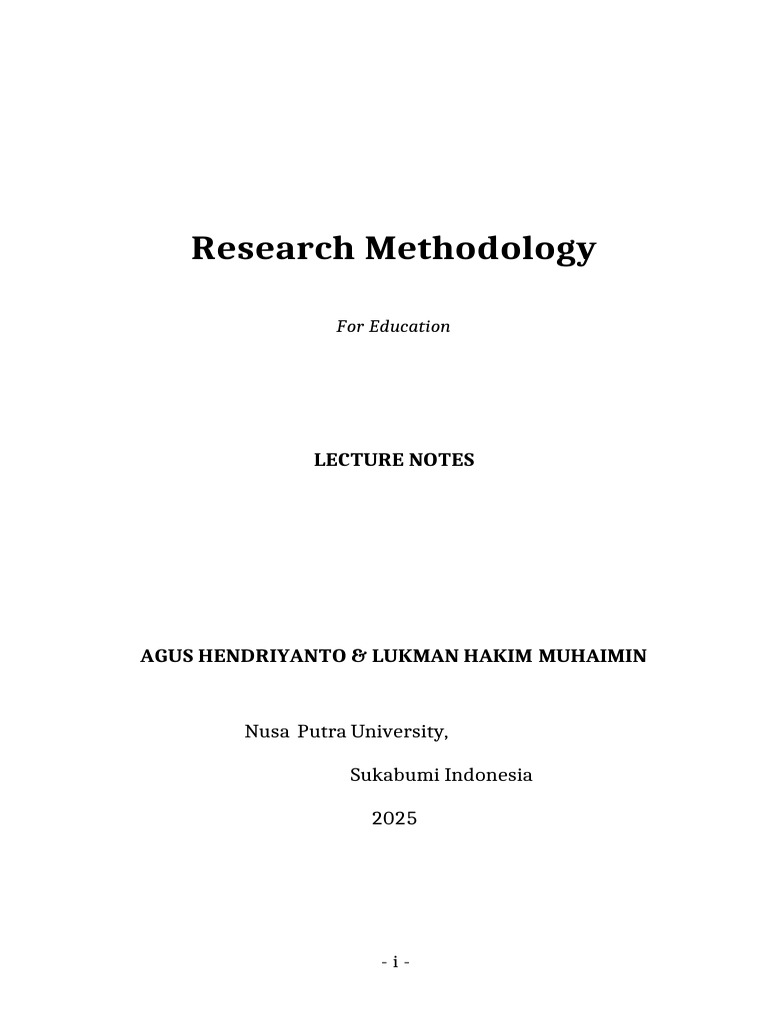 Lecture Notes 1 | PDF