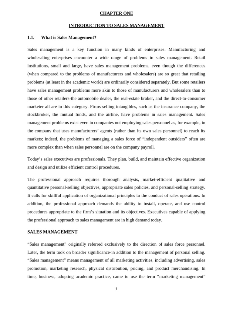 Sales MGMT Full PDF Wu | PDF | Sales | Strategic Planning