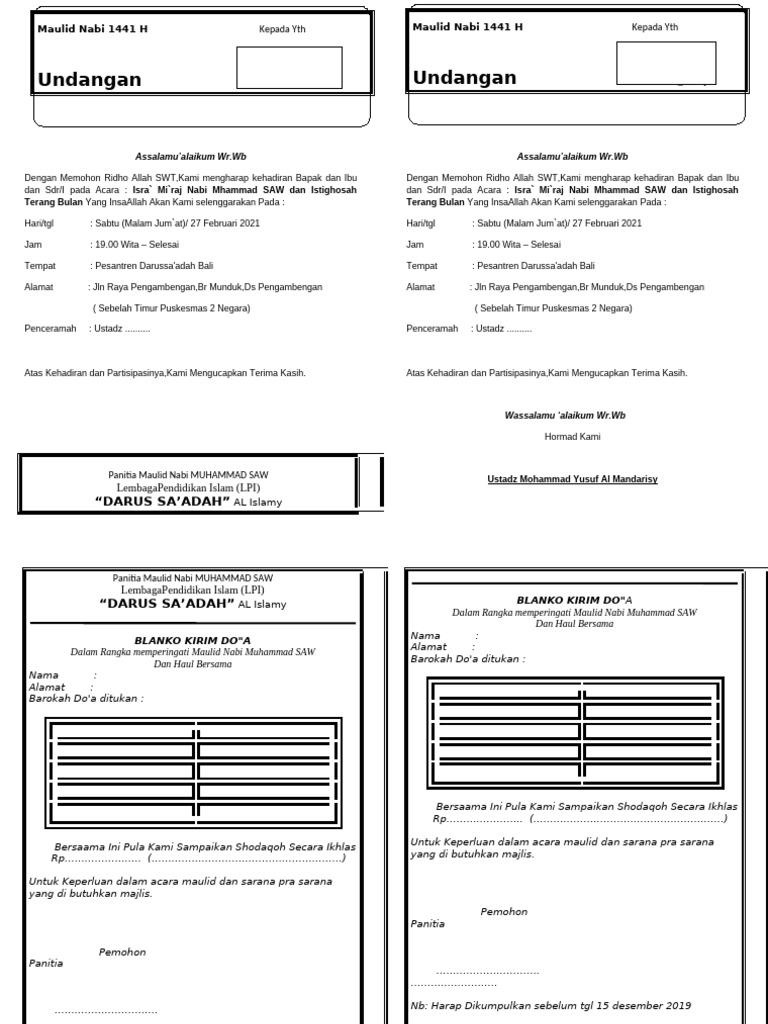 undangan umum 2 | PDF