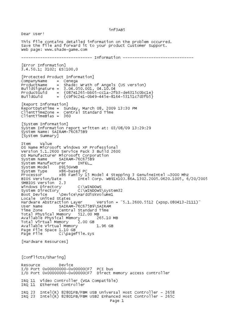 Inf3AB5 - Notepad | PDF | Ip Address | Usb
