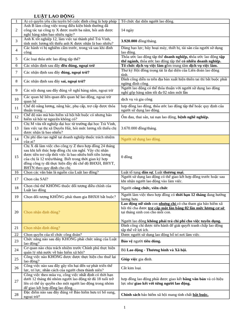 Luat Lao Dong | PDF