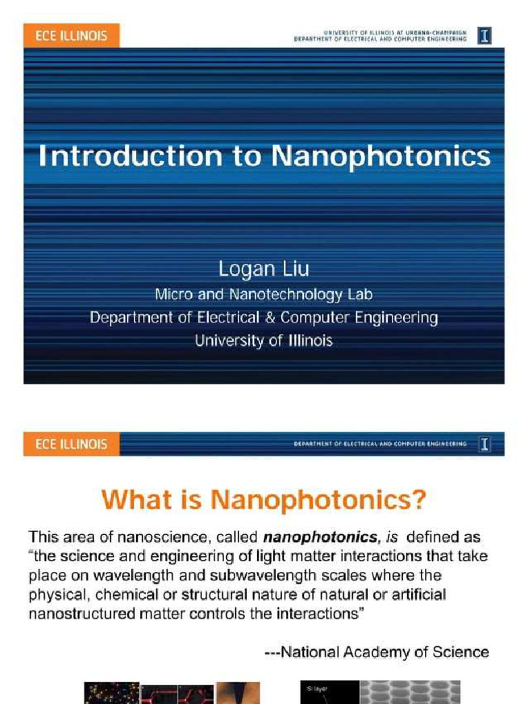 Foundation of Nanophotonics | PDF