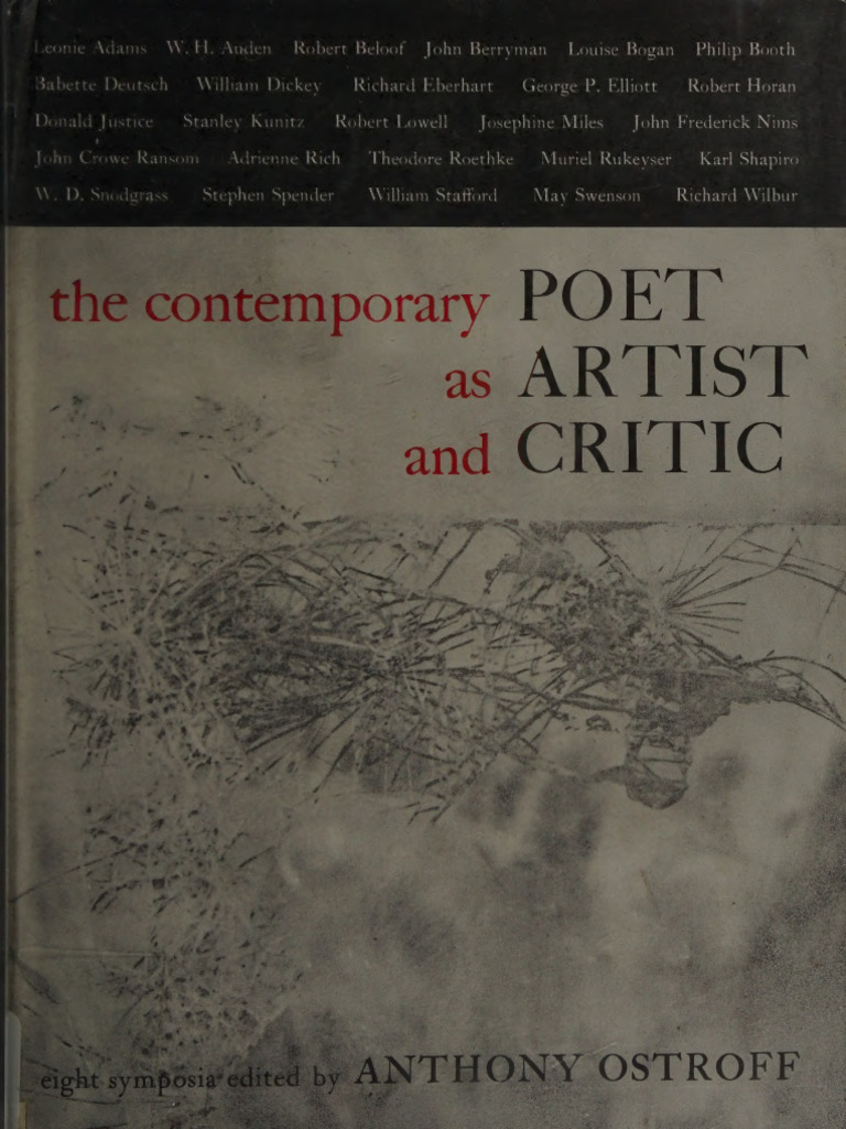 Contemporary Poets: Critique & Insight | PDF | Poetry | Experience