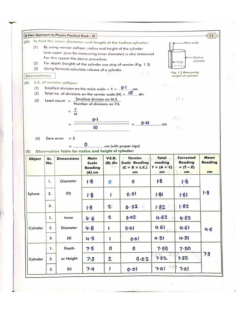 Physics Practical Book | PDF