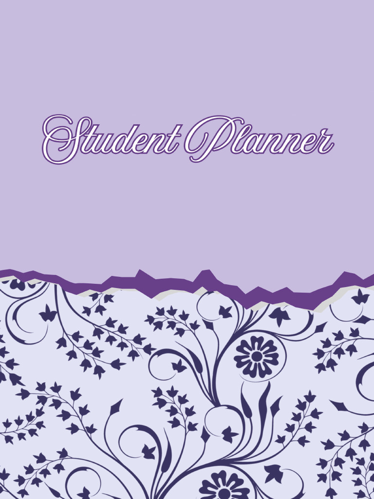 Purple Student Planner | PDF