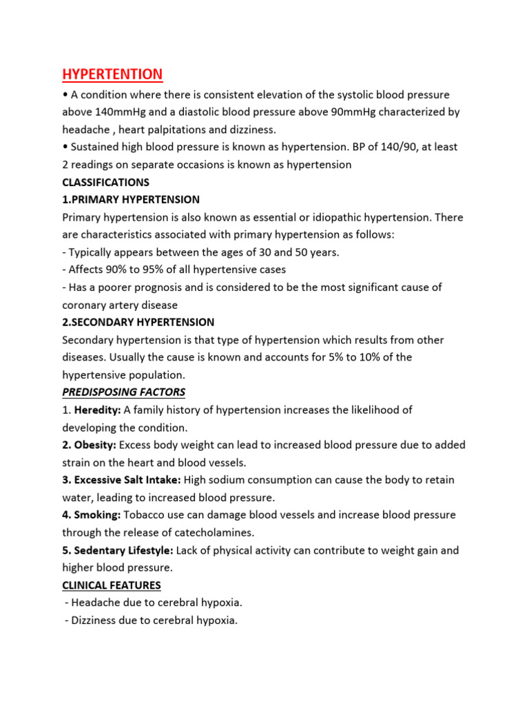 Hypertention, Glomerularnephritis and Thyrotoxosis | PDF | Hypertension ...