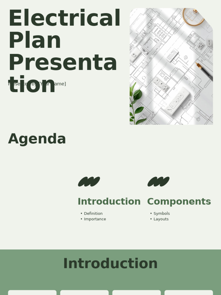 Electrical Plan Presentation Overview | PDF