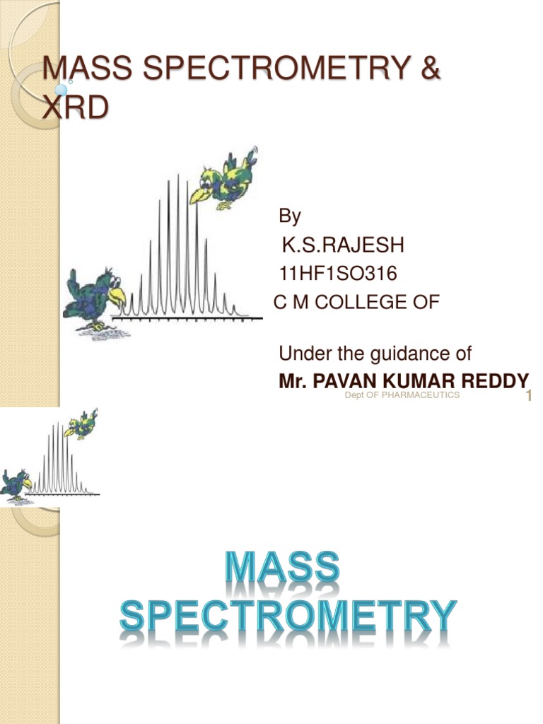 Mass Spectrometry | PDF | Mass Spectrometry | Liquid Chromatography ...