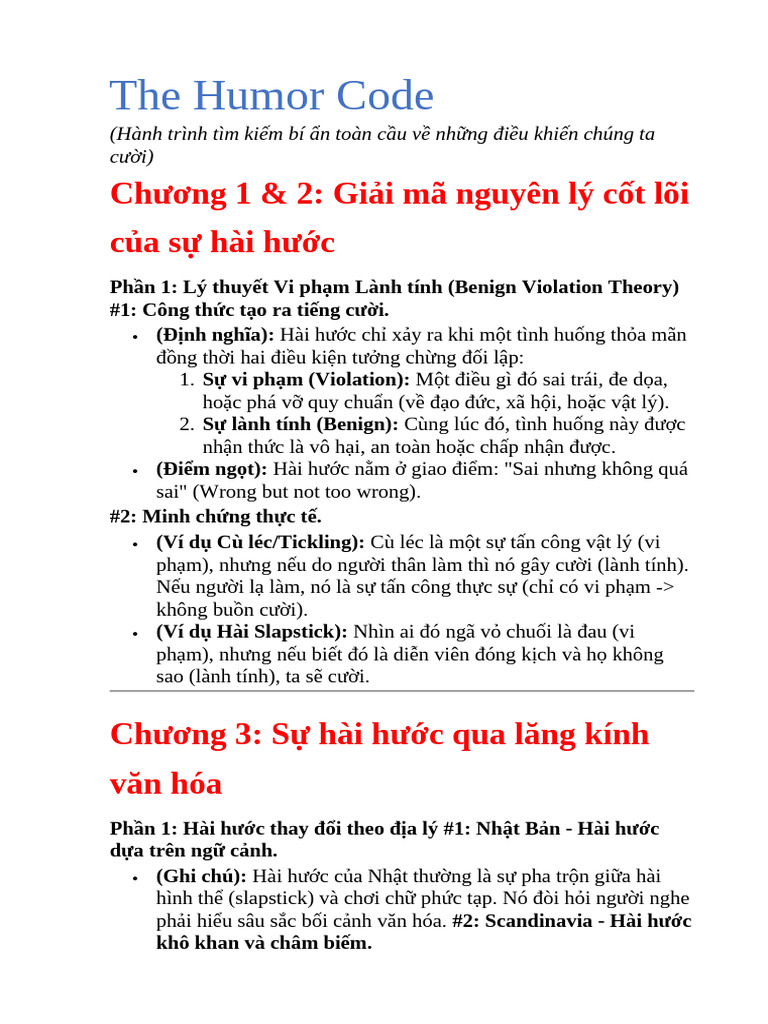 The Humor Code | PDF