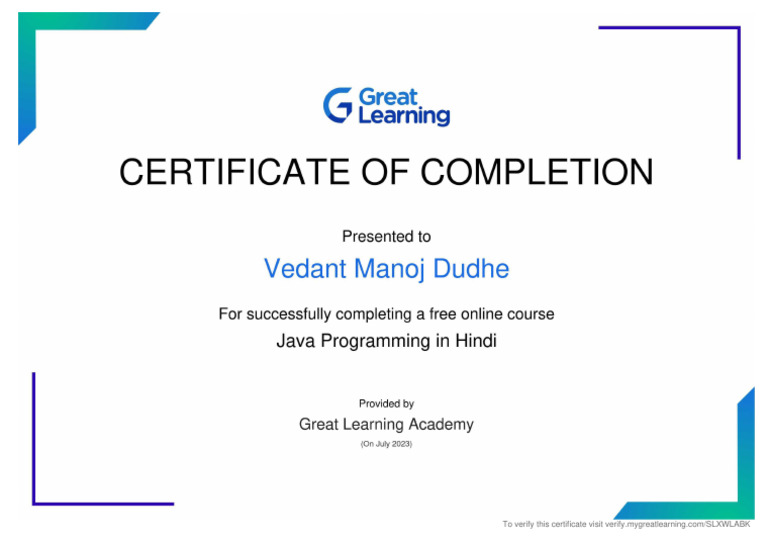 Vedant Manoj Dudhe | PDF