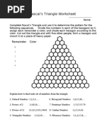 Factoring With Pascal's Triangle
