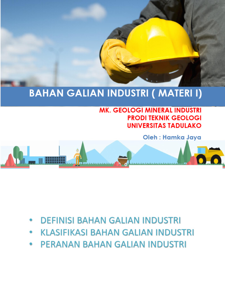 Pengantar Bahan Galian Industri | PDF