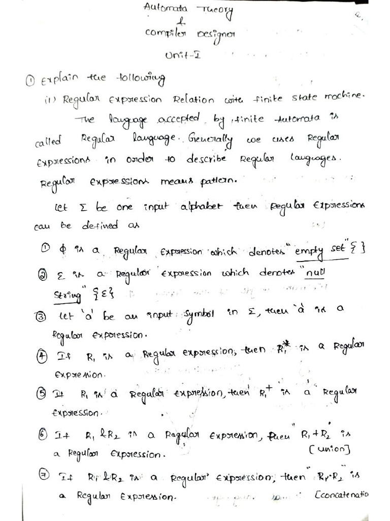 Atcd Unit 1 | PDF