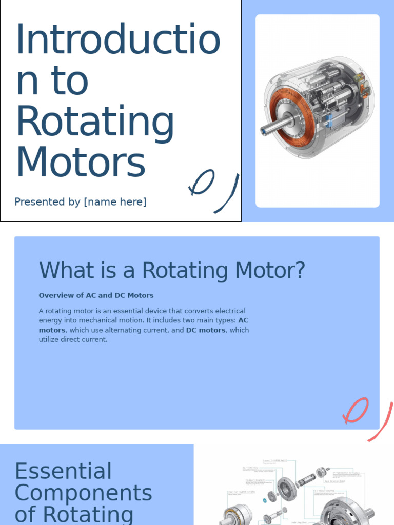 Presentation - Introduction To Rotating Motors | PDF | Electric Motor ...