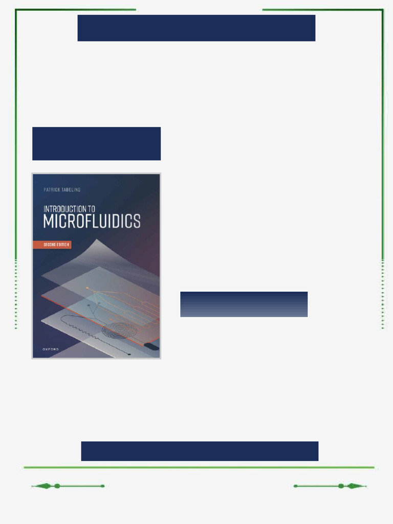 Introduction to Microfluidics 2nd Edition Patrick Tabeling ebook long ...