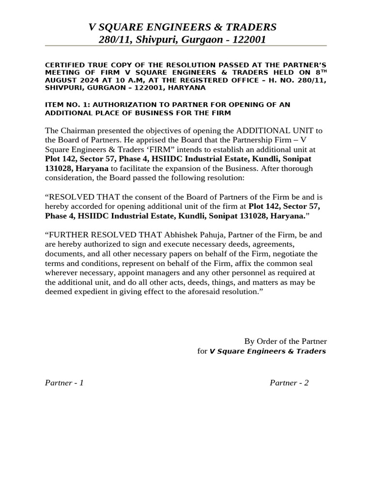 GST Resolution - August 2024 | PDF