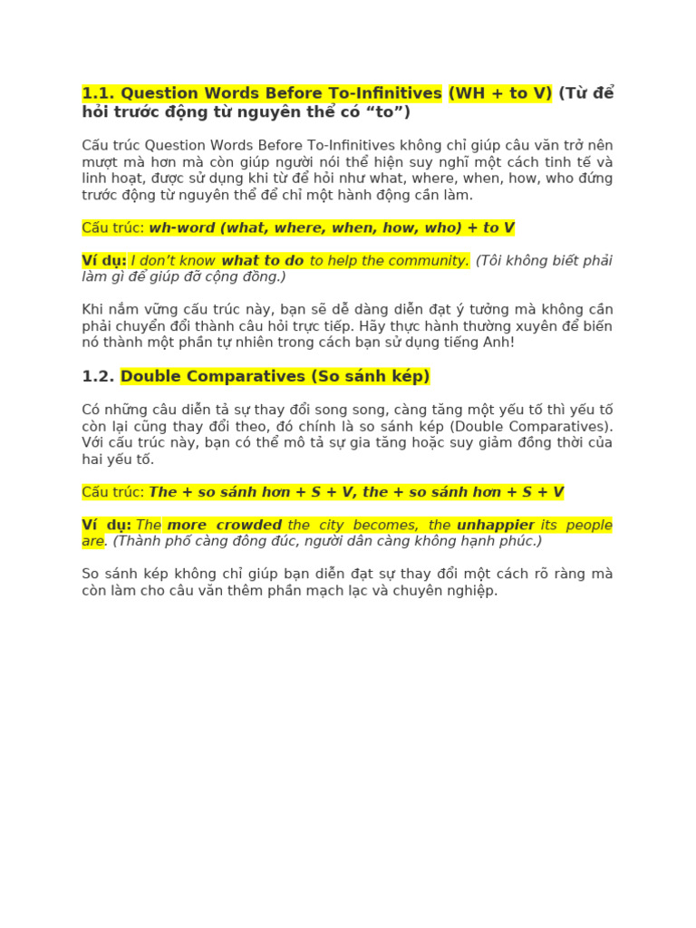 Tong Hop Ngu Phap | PDF