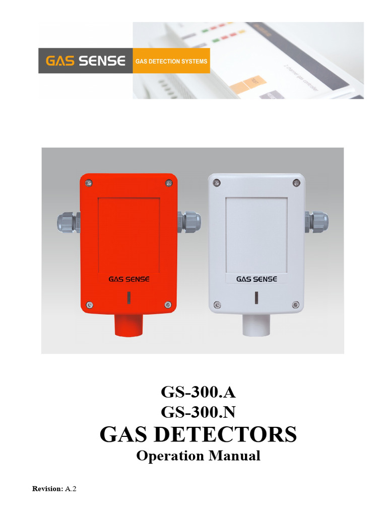 GS-300 Gas Detectors Manual | PDF | Sensor | Calibration