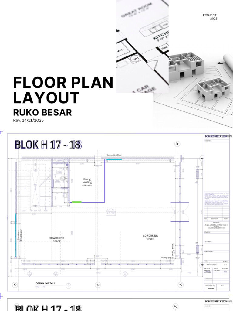 Ruko Amsterdam Floor Plan Layouts | PDF | Technical Drawing