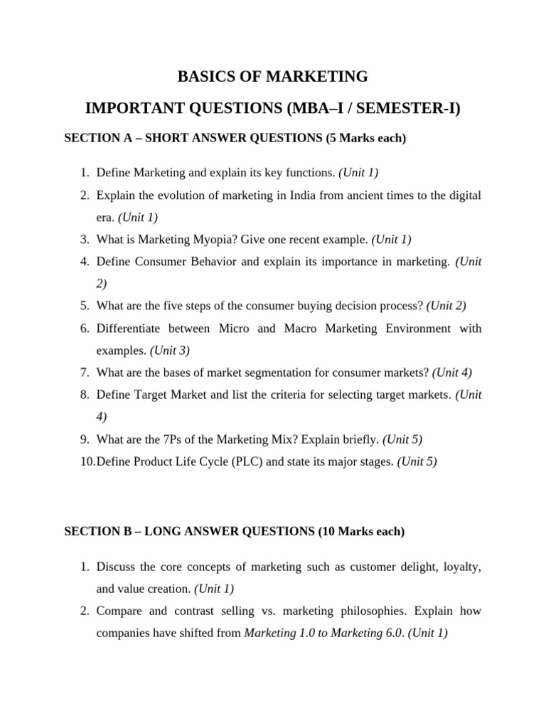Marketing Basics: Key Concepts & Strategies | PDF