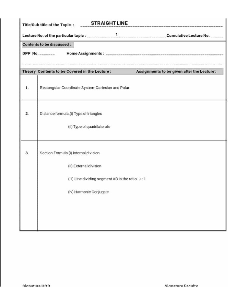 Straight Line | PDF