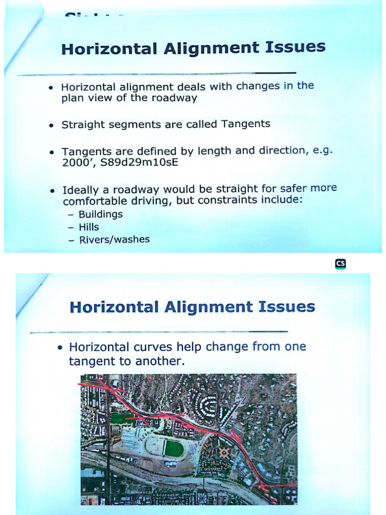 Horizontal Alignment | PDF