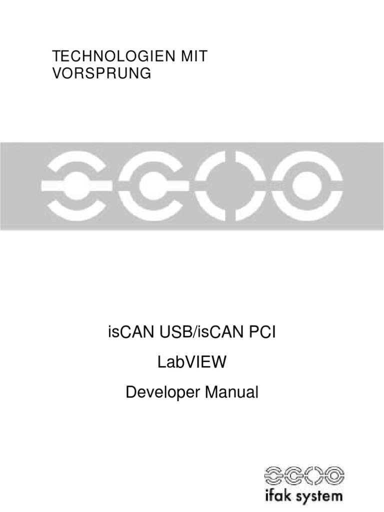 IsCAN Labview Developer | PDF | Input/Output | Parameter (Computer Programming)