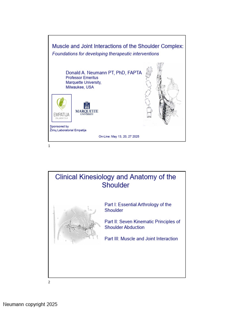 Shoulder Complex Kinesiology Guide | PDF | Shoulder | Anatomical Terms ...