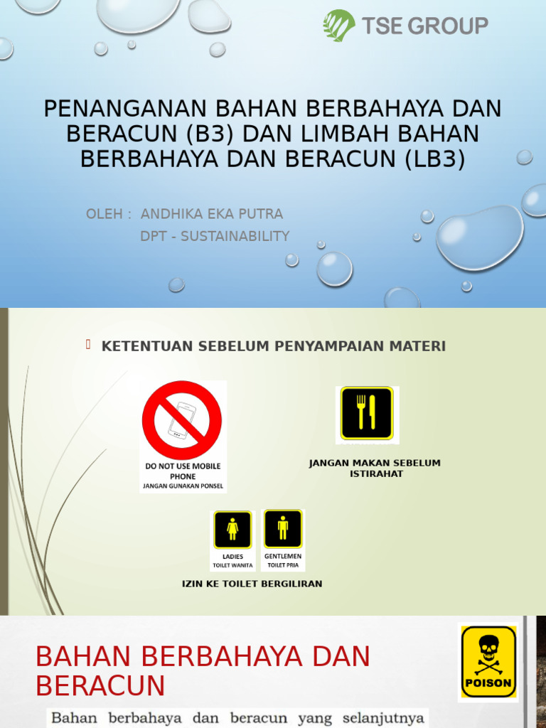 Module Penanganan Bahan Berbahaya Dan Beracun (TSE Group) | PDF