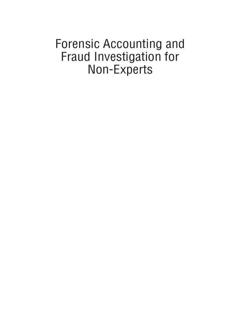 Forensic Accounting & Fraud Insights | PDF