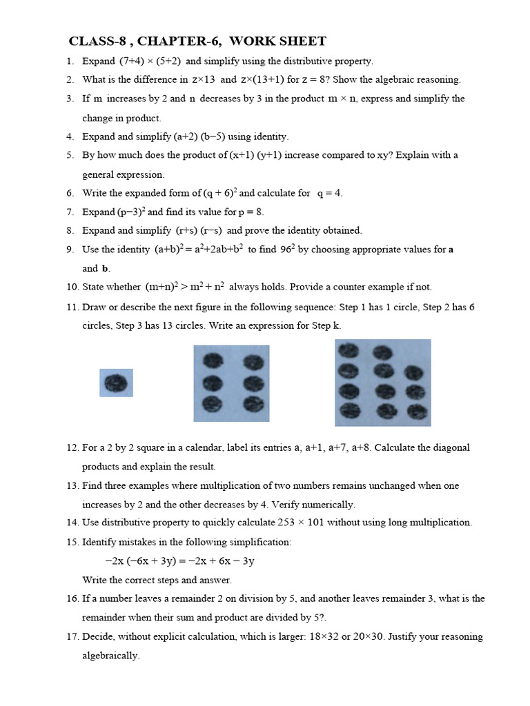 CL 8 CH 6 We Distribute Yet Things Multiply - 2025-26 | PDF
