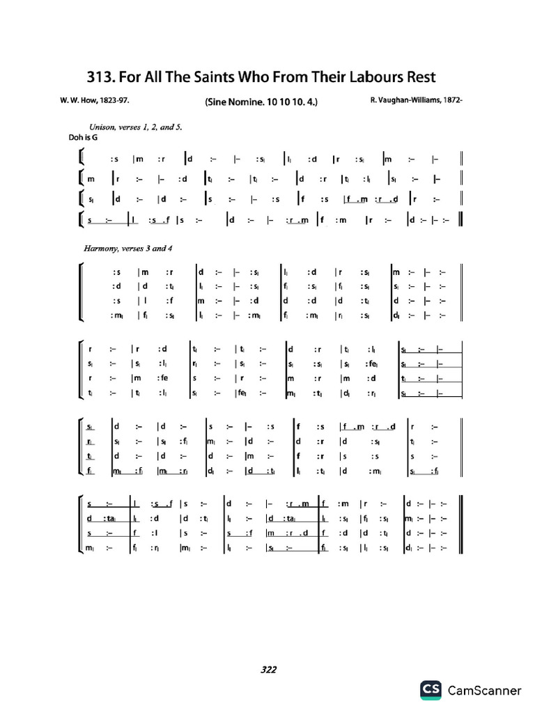 Founders Day Hymns Solfa | PDF