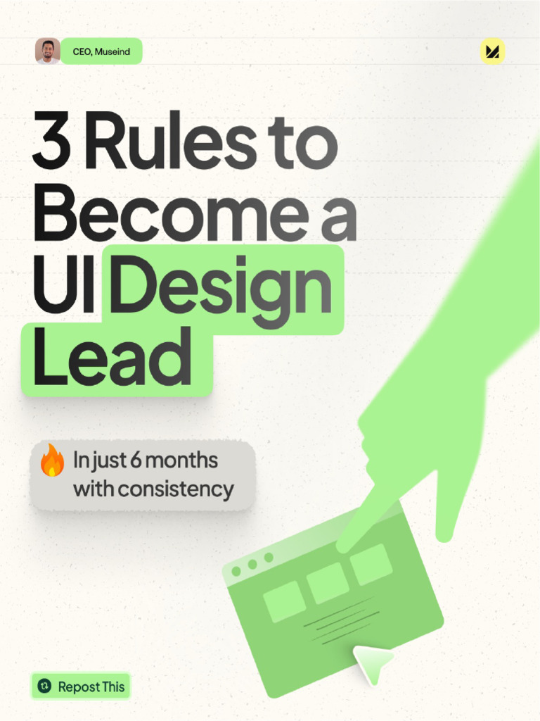 3 Rules To Become A UI Design Lead | PDF
