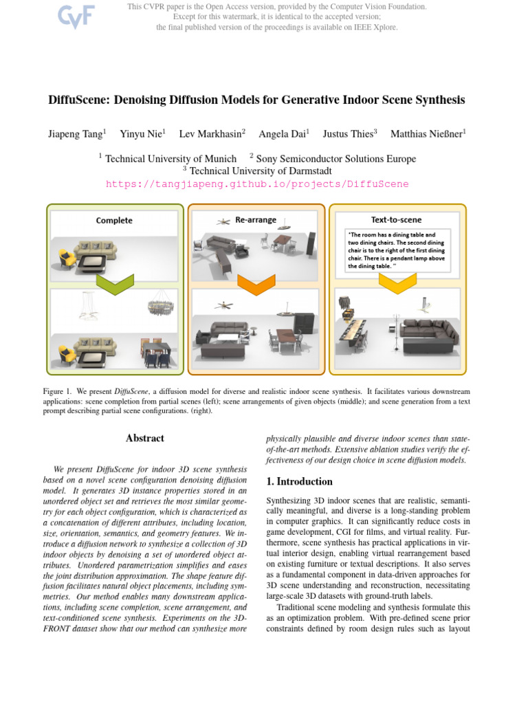 Tang 等 - 2024 - DiffuScene Denoising Diffusion Models for Generative ...